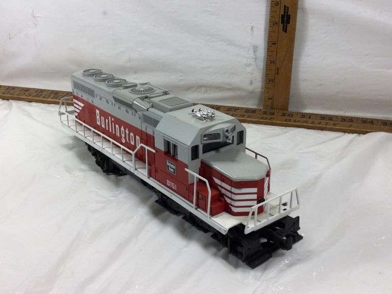 Lionel Burlington O Scale Model Train Engine - Sherwood Auctions