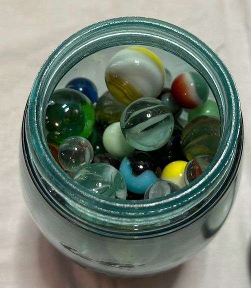 Jar Of Marbles - Sherwood Auctions