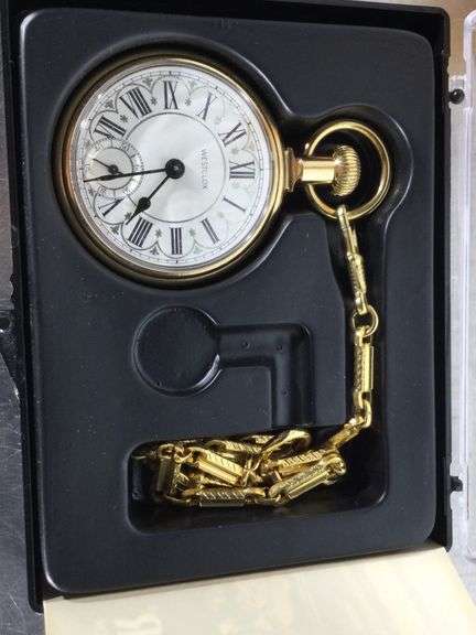 The Conductor Pocket Watch by Westclox - Sherwood Auctions