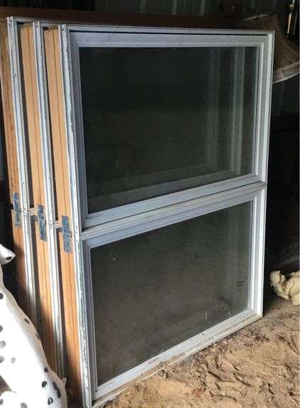 Glass Windows 57.5x45.5 - Sherwood Auctions