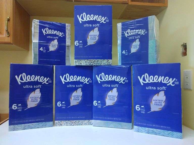 Mega Kleenex Ultra Soft Tissue Lot - Sherwood Auctions