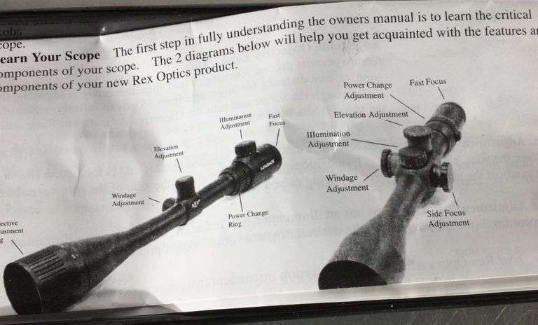 Rex Optics Premium Rifle Scope - Sherwood Auctions
