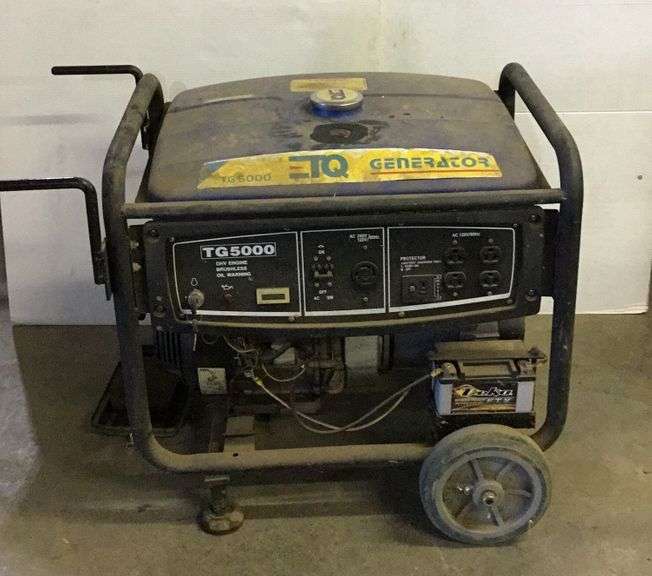 TG 5000 Generator - Sherwood Auctions