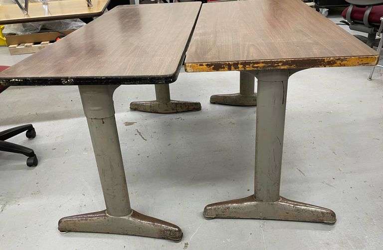 Tables 29.5” tall, 54” wide, 2’ deep - Sherwood Auctions
