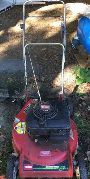 Toro Push Mower Parts - Sherwood Auctions