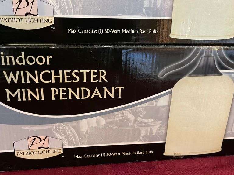 New in Boxes- Patriot Lightning Raiden Flush Mount Ceiling Light & 3 ...