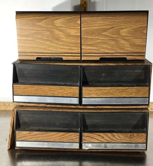 VHS Tape Storage Containers with VHS Tapes - Sherwood Auctions