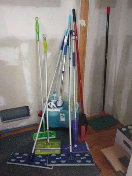 Swifter WetJet , Swifter Dry, Spin Mop , Mr Clean Shower Scrubber ...