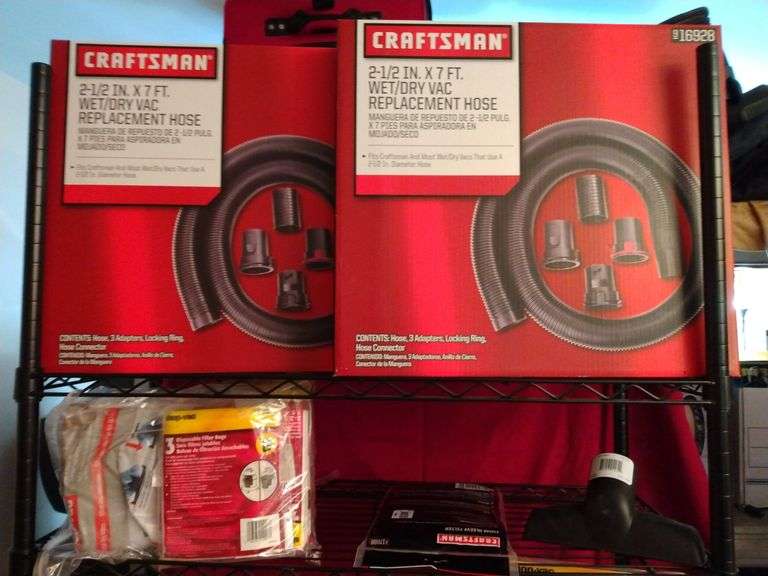 Craftsman Wet/Dry Vacuum Replacement Hose's ( 2-1/2 in x 7 Ft) , 2-1/2 ...