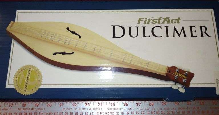 New First Act Dulcimer + Ashley Dulcimer Music Book - Sherwood Auctions