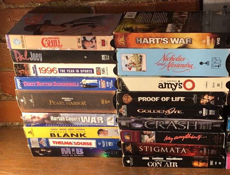 Assorted VHS Tapes 40 Pcs. - Sherwood Auctions