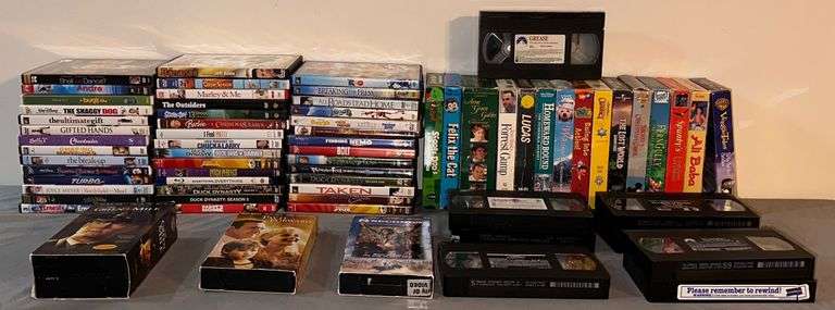 Dvds & VHS Movies - Sherwood Auctions