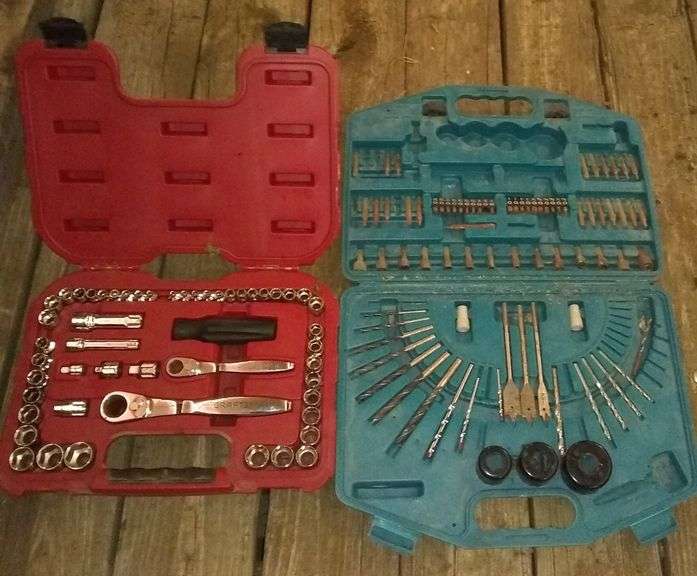 Socket Set and Drill Bit Set - Sherwood Auctions