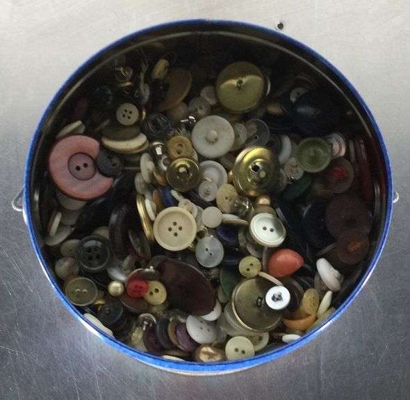 Tin, Buttons - Sherwood Auctions