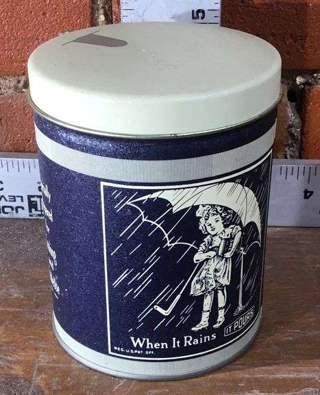 Vintage Morton Salt Collector Tin - Sherwood Auctions