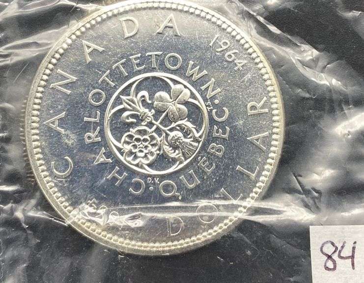 1964 Canada Dollar Coin Sherwood Auctions 1964-canada-dollar-coin-sherwood-auctions
