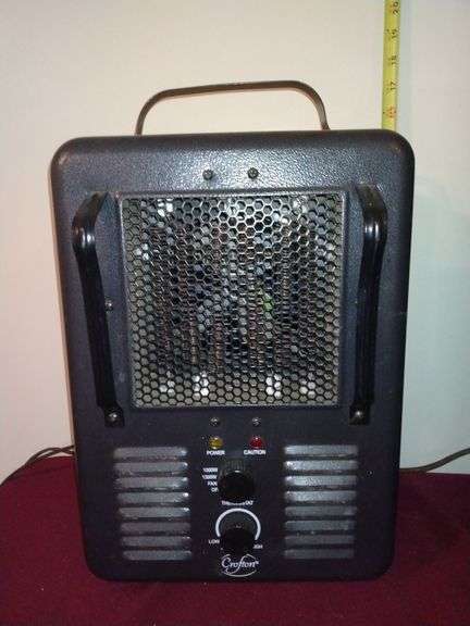 Crofton + McCraw Edison Space Heaters- both have power - Sherwood Auctions
