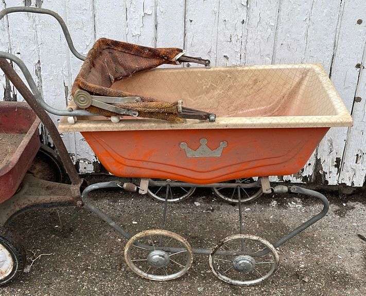 Meijer Flyer Wagon and Vintage Stroller - Sherwood Auctions