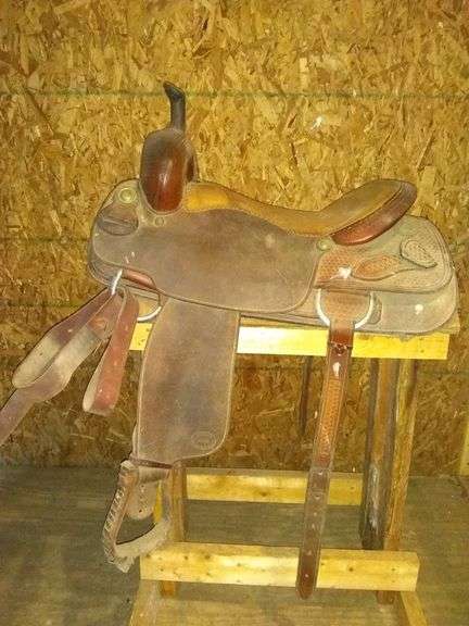 Billy Cook Custom Made Roping Saddle, 19" Seat Double Rig - Sherwood ...
