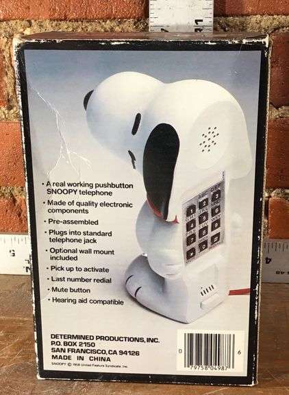 Snoopy Telephone - Sherwood Auctions