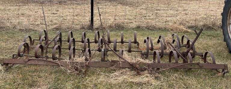 12' Spring Tooth Harrow-Painted Green - Sherwood Auctions