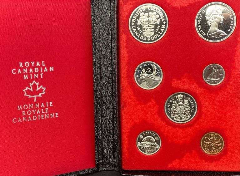 1971 Canada Royal Canadian Mint Coin Set - Sherwood Auctions