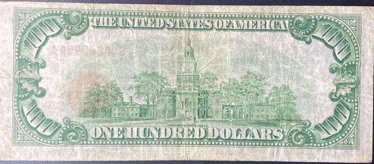 Series of 1929 $100 National Currency, Chicago, Illinois - Sherwood ...