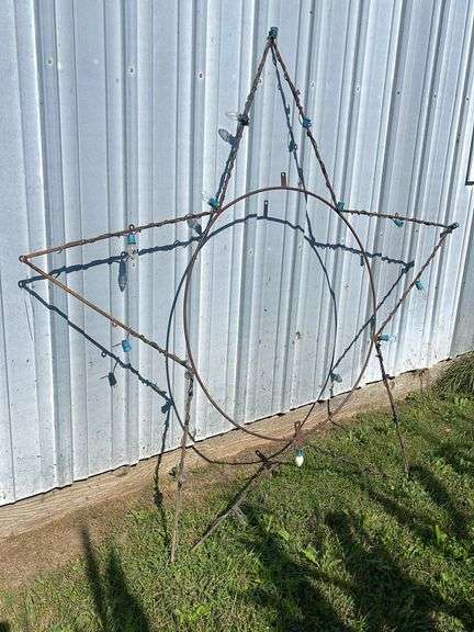 6’ Rebar Christmas Star - Sherwood Auctions