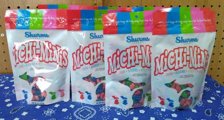 Eight Packages of Shurms Michi-Minis Hard Candies - Sherwood Auctions