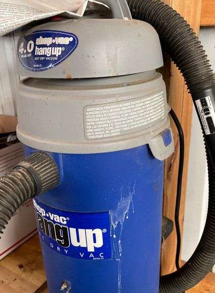 Shop-Vac Hang Up Wet Dry Vac + Filters - Sherwood Auctions