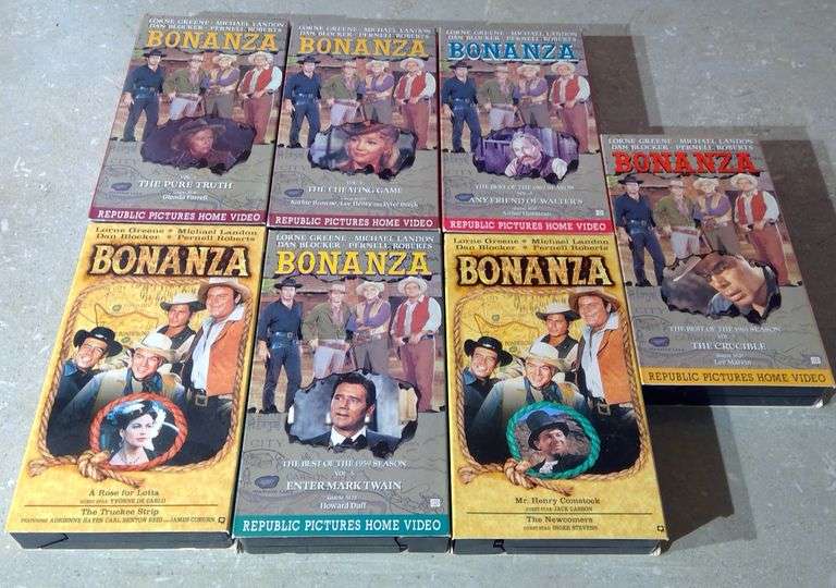 Bonanza VHS Tapes - Sherwood Auctions