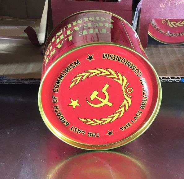 BRAND NEW! Last Breath of Communism Cans - Sherwood Auctions
