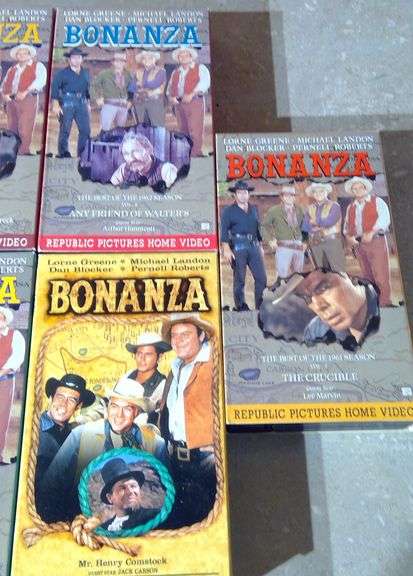 Bonanza VHS Tapes - Sherwood Auctions