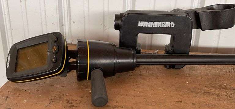 Hummingbird 110 Fish Finder w/ Clamp Holder - Sherwood Auctions