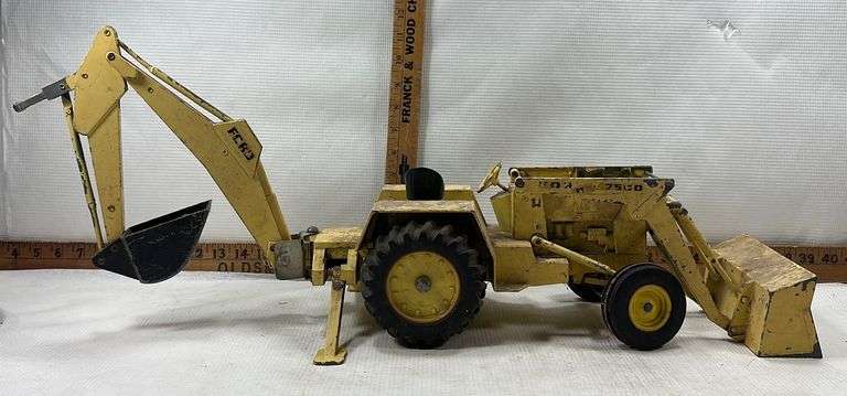 Vintage Toy Ford Tractor Backhoe - Sherwood Auctions