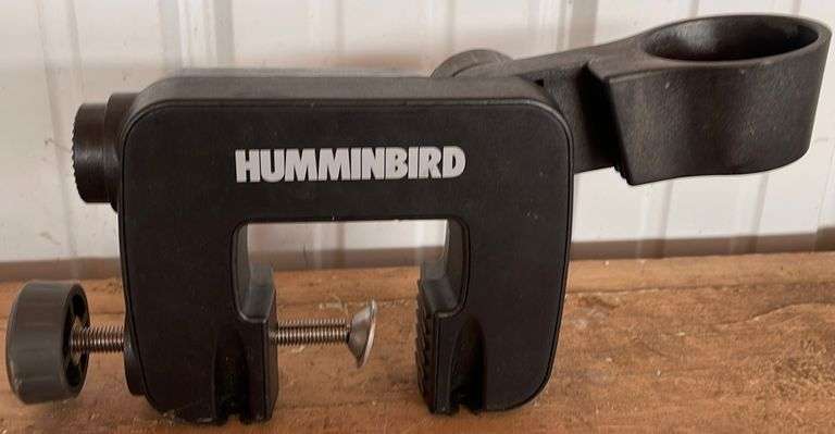 Hummingbird 110 Fish Finder w/ Clamp Holder - Sherwood Auctions