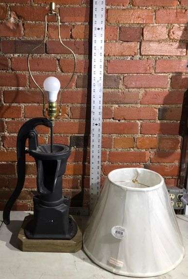 Hand Pump Lamp - Sherwood Auctions