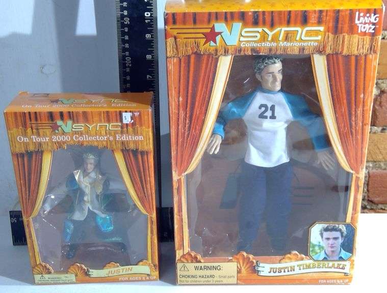 New in Box Nsync Justin Timberlake Collectible Marinette Dolls ...