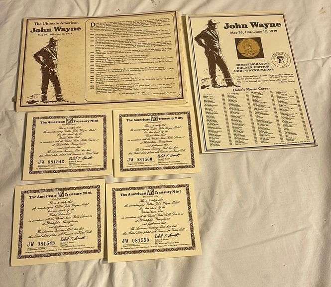 The Ultimate American John Wayne Coins - Sherwood Auctions
