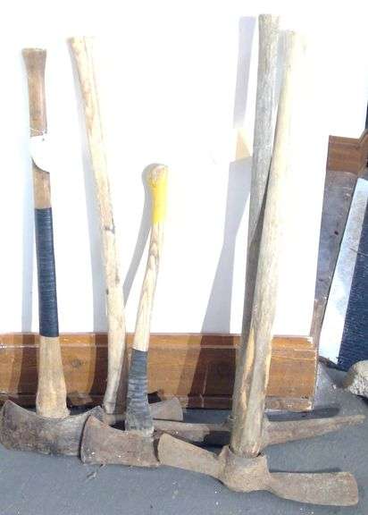 Assorted Axes and Pick Axes - Sherwood Auctions