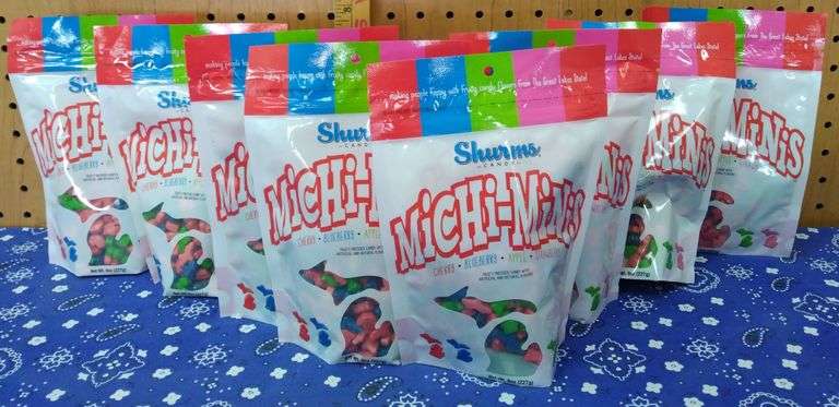 Eight Packages of Shurms Michi-Minis Hard Candies - Sherwood Auctions