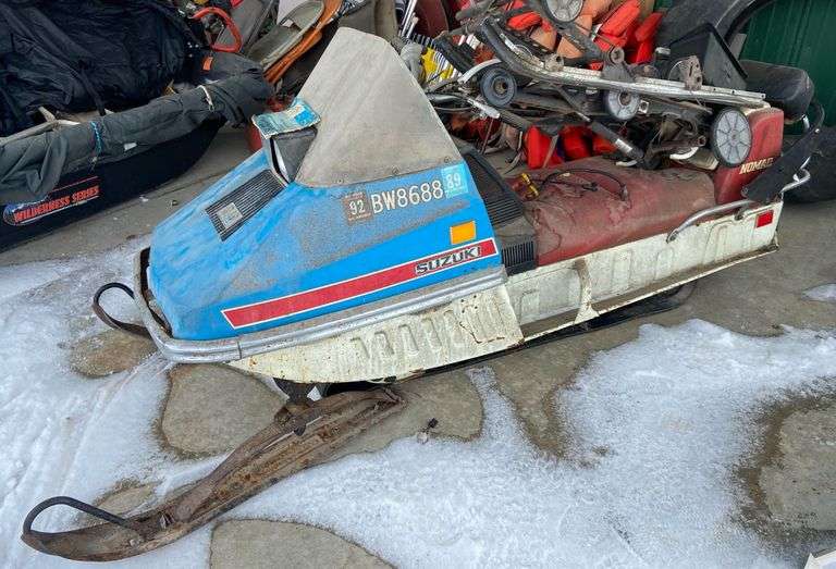 Suzuki Snowmobile Project - Sherwood Auctions
