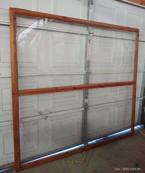 Framed Plexiglass Window (76" x 71") - Sherwood Auctions