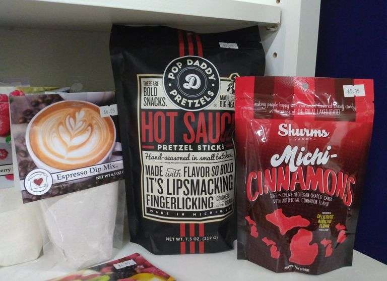 Country Home Creations Dip Mix, Pop Daddy Pretzels, Maple Vinegar ...