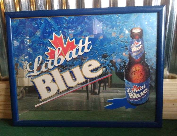 Labatt Blue Mirror 20" x 26" - Sherwood Auctions