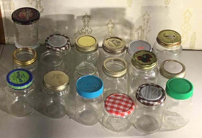 Assorted Glass Jars - Sherwood Auctions