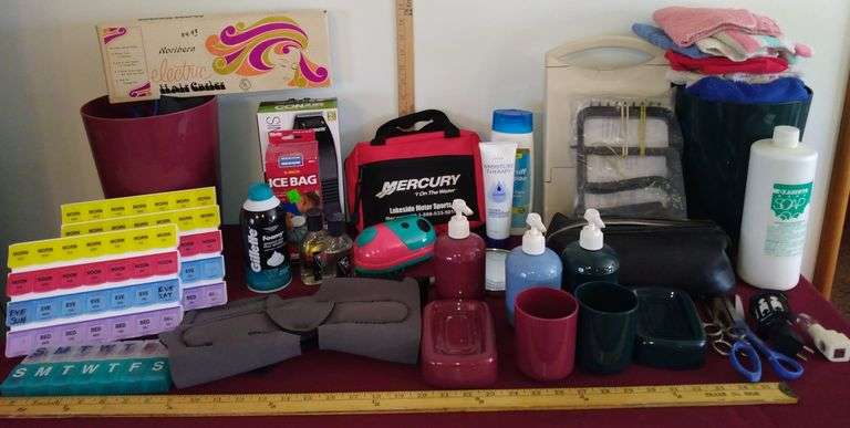 Toiletry Items- Razor, Ice Bag, Pill Dividers, First Aid Kit, Nebulizer ...