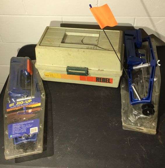 Auto Tip Ups and Tackle Box - Sherwood Auctions