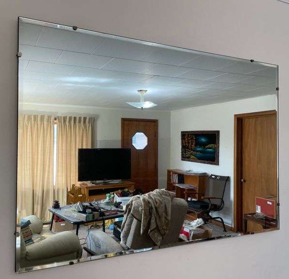 Hanging Mirror 44X30, Buyer Removes From Wall - Sherwood Auctions