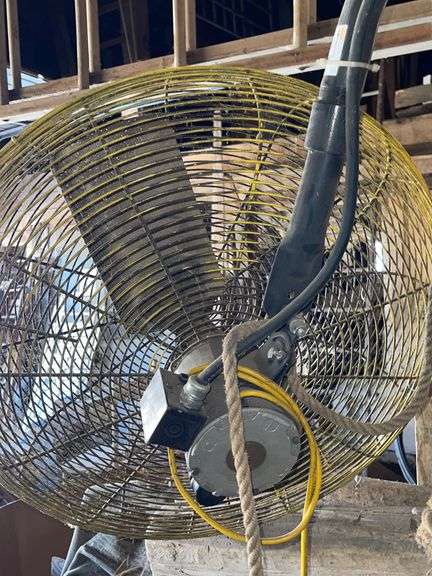 Large Dayton Industrial Fan 30”x30” - Sherwood Auctions